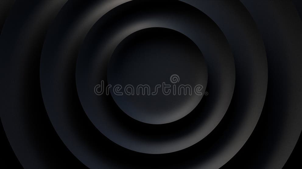 Abstract Design Featuring Concentric Circles with Light Radial Shadows ...
