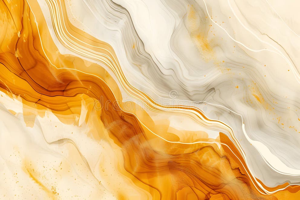 Abstract Design Featuring Flowing Orange and White Patterns for ...