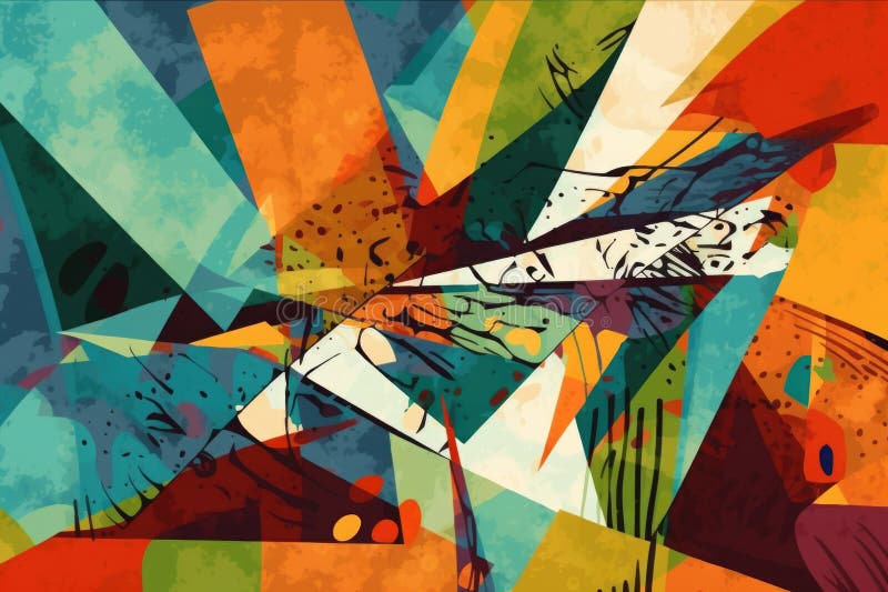 Abstract Design, Featuring Fragmented and Abstract Shapes in ...