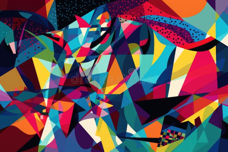 Abstract Design, Featuring Fragmented and Abstract Shapes in ...