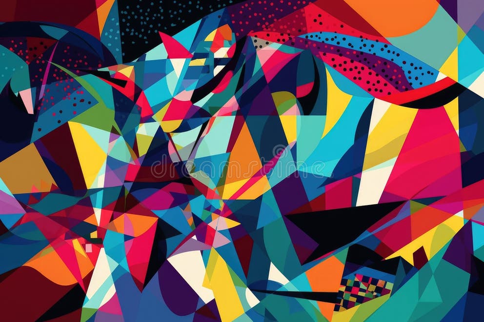 Abstract Design, Featuring Fragmented and Abstract Shapes in ...