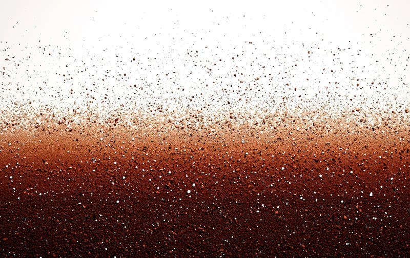 Abstract Design Featuring a Gradient of Brown Shades with Scattered ...