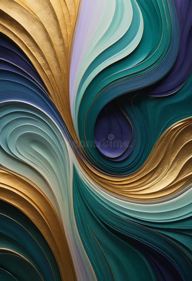 Artistic Abstract Background – Soft Textures, Smooth Color Blending ...