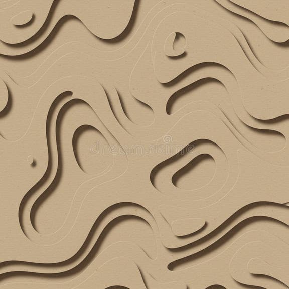 Abstract Design Featuring Layered, Wavy Patterns Resembling ...