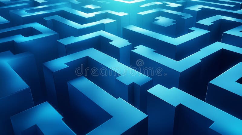 Abstract Design Featuring a Maze of Arrows and Pathways, Symbolizing ...