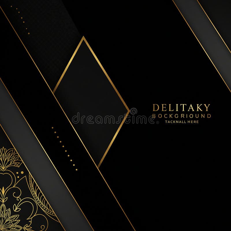 Abstract Design Featuring Overlapping Black Geometric Shapes with ...