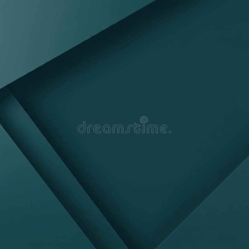 Abstract Design Featuring Overlapping Dark Teal Geometric Shapes ...