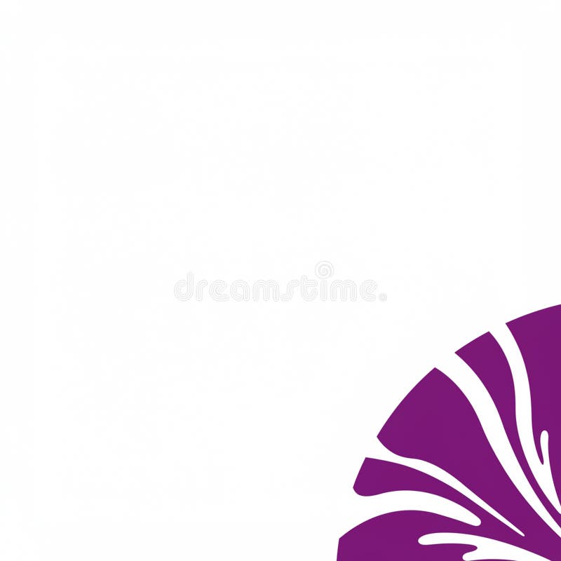 Abstract Design Featuring a Partial Circular, Floral-like Pattern in ...