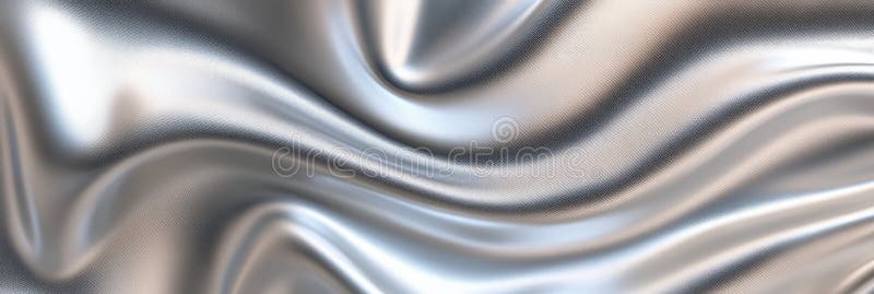 This is an Abstract Design Featuring a Striking Metallic Wave Pattern ...
