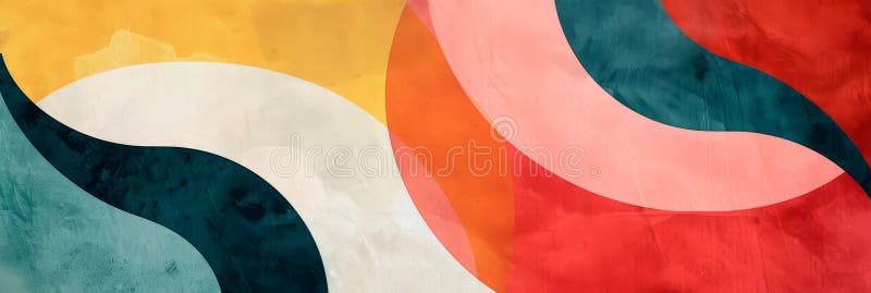 Abstract Design Featuring a Swirling Arc that Forms a Narrative Panel ...