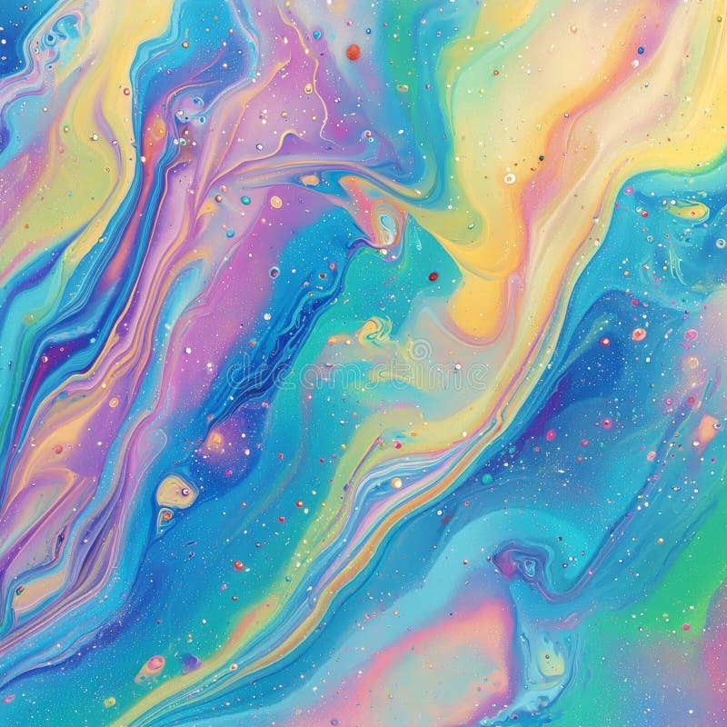 Abstract Design Featuring a Swirling Array of Colors. Stock Photo ...