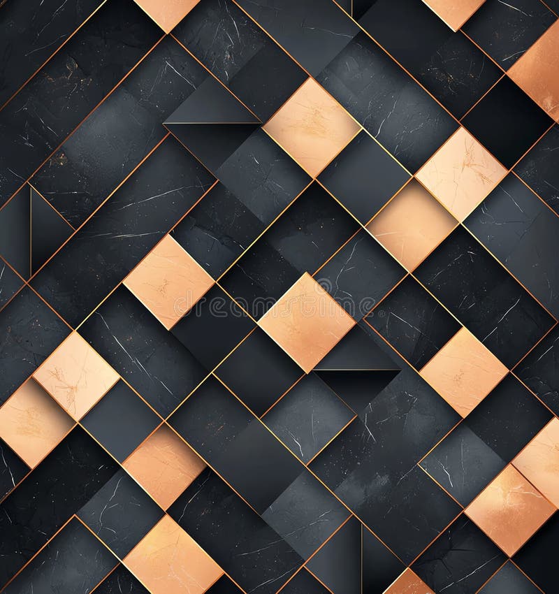 An Abstract Design Featuring a Textured Pattern of Black and Gold ...
