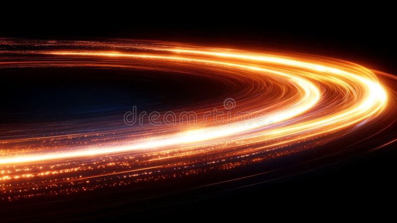 The Abstract Design Featuring Vibrant Orange and Black Creates a ...