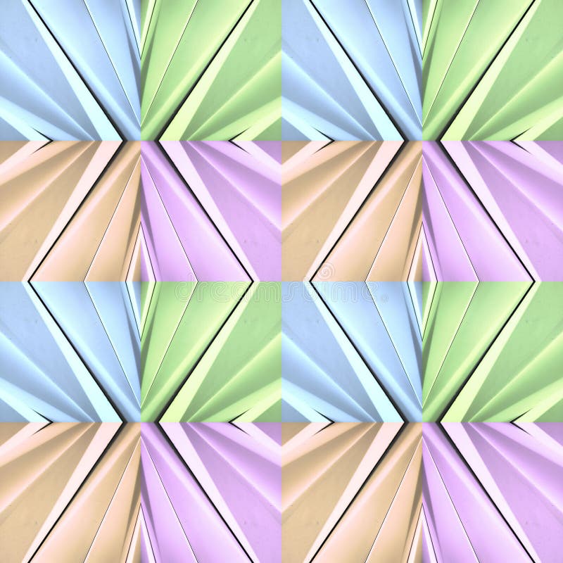Abstract Design with Geometric Pattern in Pastel Colors, Background and ...