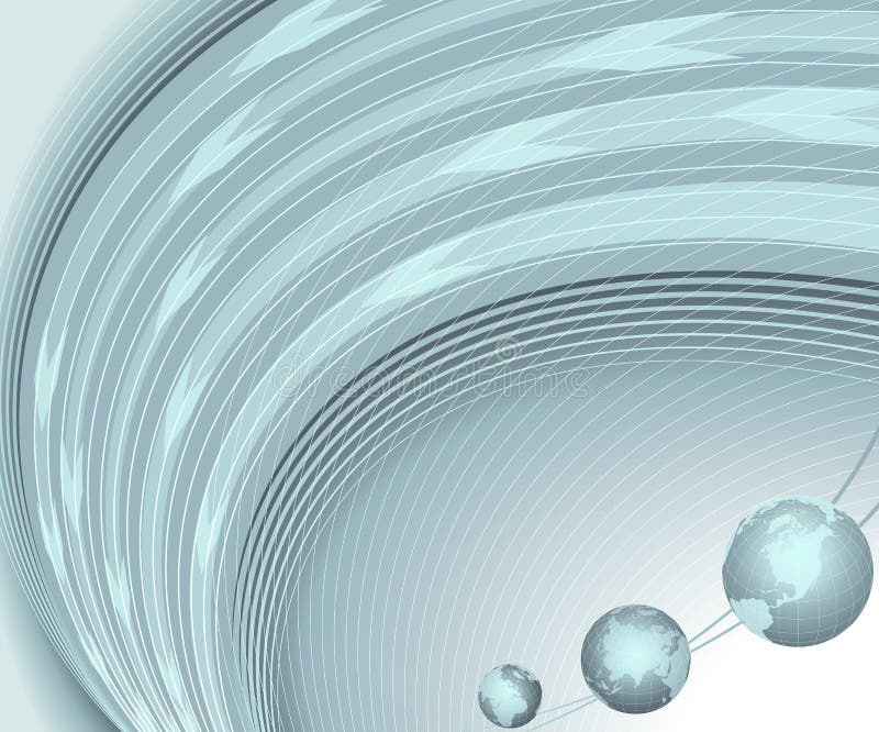 Abstract Design with Globe. Stock Vector - Illustration of internet ...