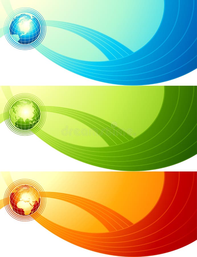 Abstract Design with Globe. Stock Vector - Illustration of africa ...