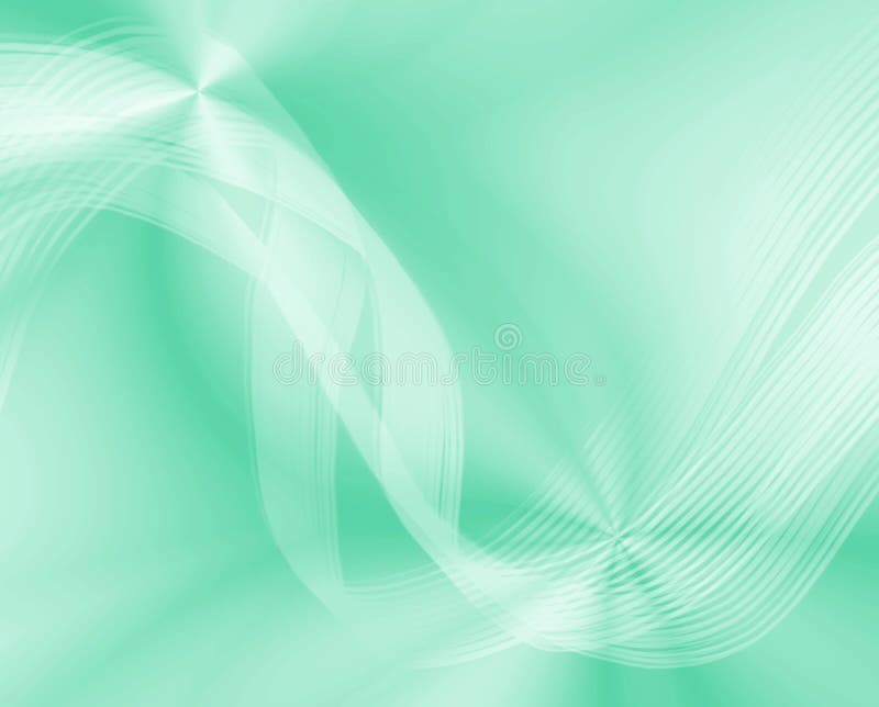 Abstract design in green stock illustration. Illustration of curves ...