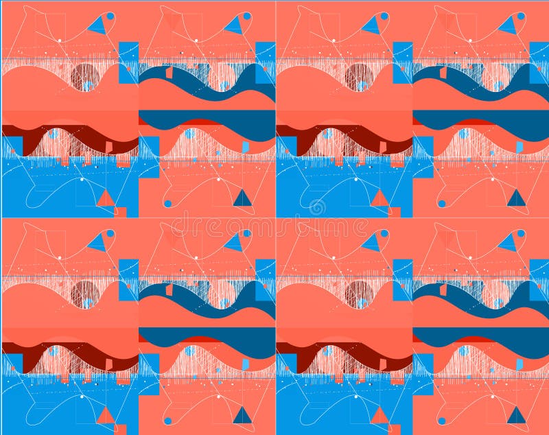 Abstract design grooves stock vector. Illustration of fabric - 154329745