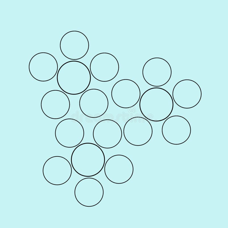 Blue Interlocking Circles Stock Illustrations – 184 Blue Interlocking ...