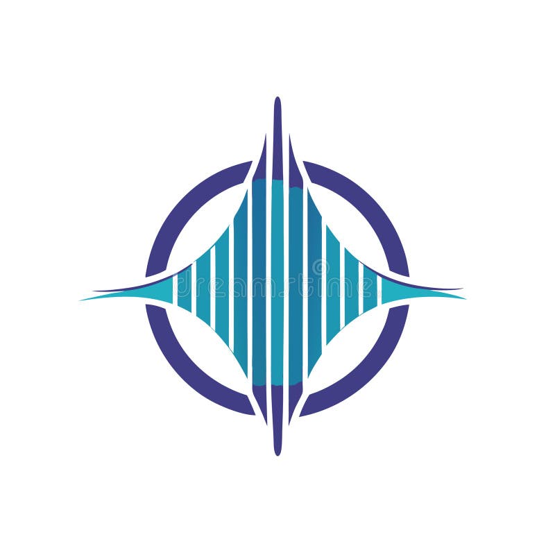 Abstract Design with Lines and a Circle Symbolizing Growth and ...