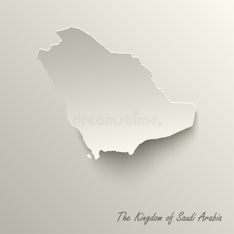 Abstract Design Map the Kingdom of Saudi Arabia Template Stock Vector ...