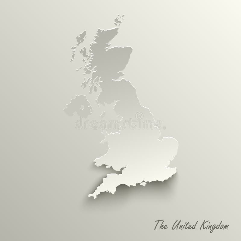 Abstract Design Map the United Kingdom Template Stock Vector ...