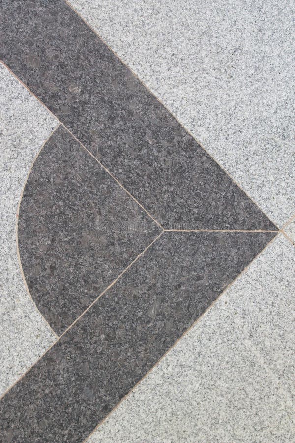 Abstract Design on Marble Floor Stock Image - Image of triangle, brown ...