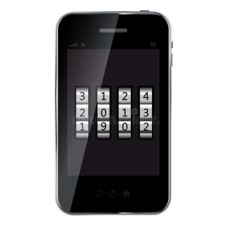 Abstract Design Mobile Phone Stock Vector - Illustration of leaning ...