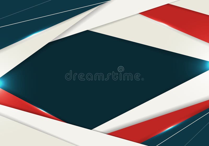 Abstract Design of Modern Template Overlapping Artwork Design ...