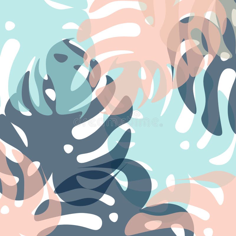 Abstract Design with Nature-inspired and Abstract Shapes. Stock ...