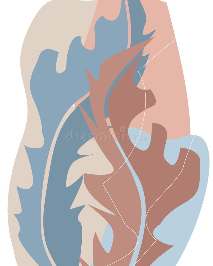 Abstract Design with Nature-inspired and Abstract Stock Illustration ...