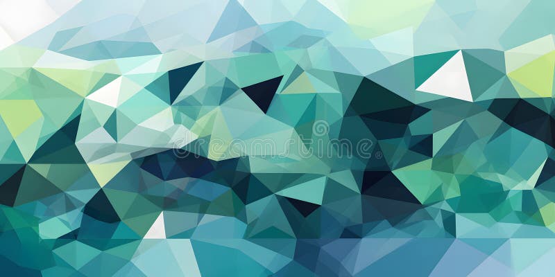 An Abstract Design with Overlapping Triangles in Shades O One ...