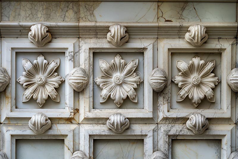 Abstract Design Pattern of Classic Architecture Stock Illustration ...