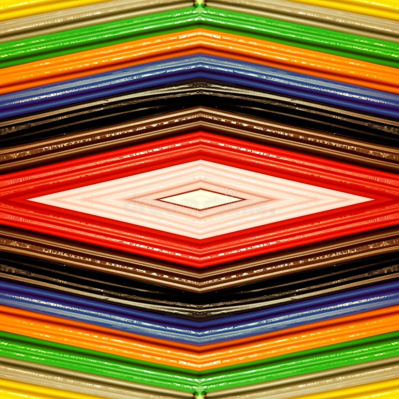 Abstract Design with Pieces of Plasticine Bars in Various Colors ...