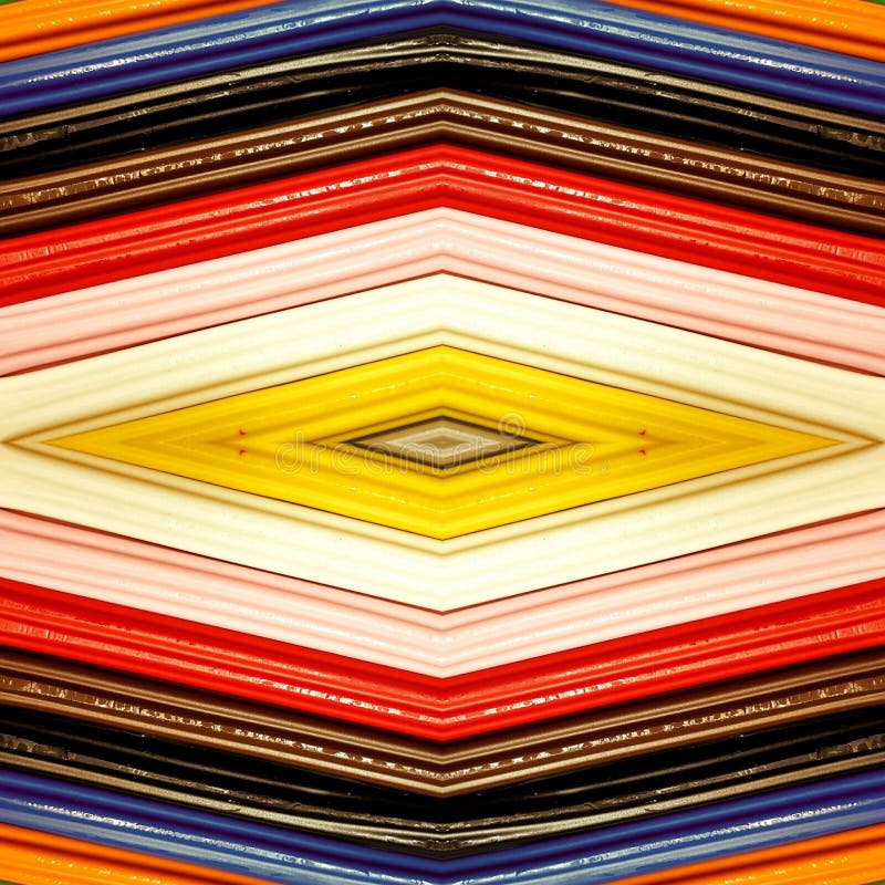 Abstract Design with Pieces of Plasticine Bars in Various Colors ...
