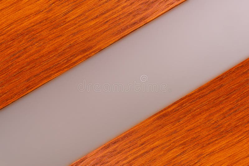 Abstract Design with Plank and Glass Surface. Stock Image - Image of ...