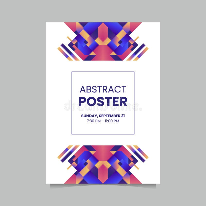 ABSTRACT DESIGN for POSTER stock vector. Illustration of brochure ...