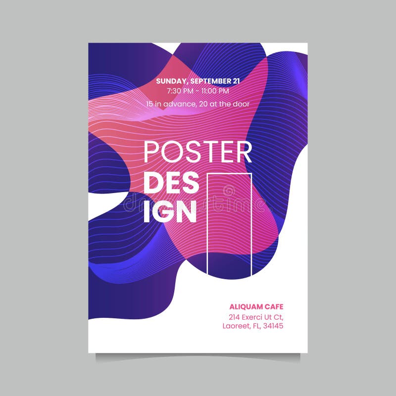 ABSTRACT DESIGN for POSTER stock vector. Illustration of branding ...