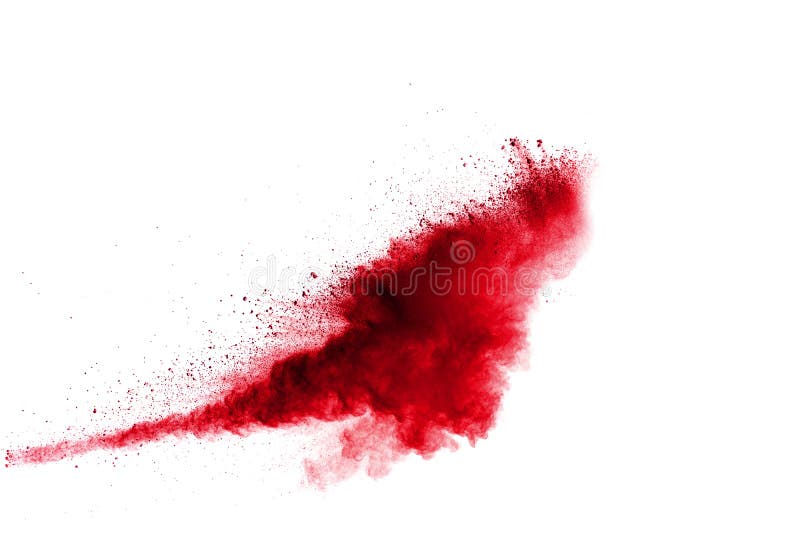 Abstract Design of Red Powder Cloud Stock Image - Image of beautiful ...