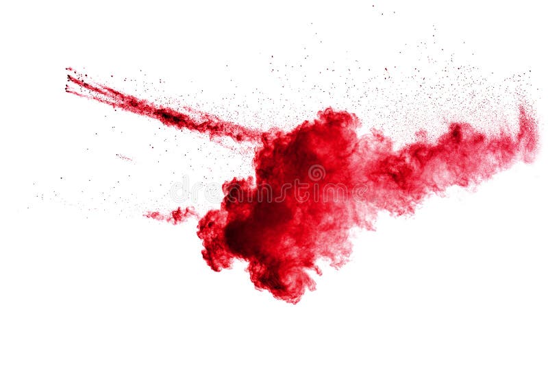 Abstract Design of Red Powder Cloud Stock Photo - Image of cosmic ...