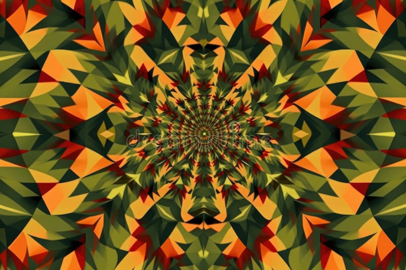 Abstract Design with Repeated Patterns of Symmetry and Rotation Stock ...