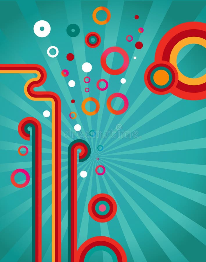 Abstract Design Retro Background Stock Illustration - Illustration of ...