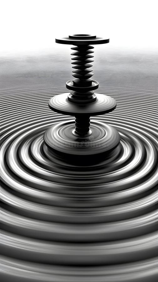 Abstract Design of Rippling Water Effect Stock Illustration ...