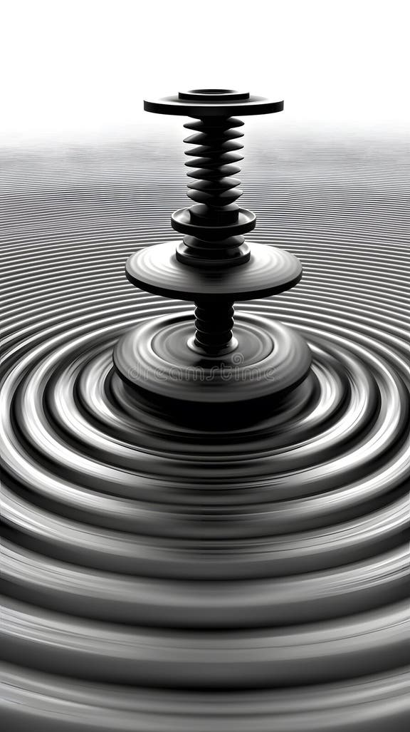 Abstract Design of Rippling Water Effect Stock Illustration ...