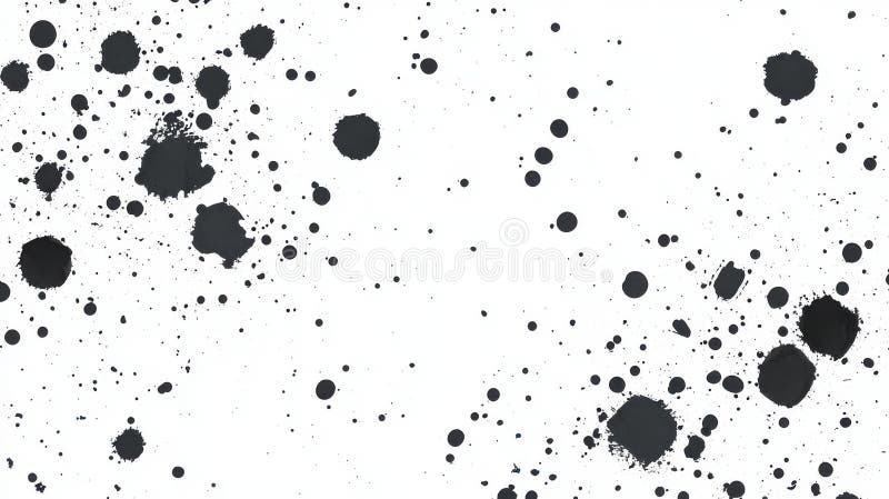 Abstract Design with Scattered Black Spots, Creating a Glittery ...