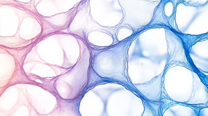 Abstract Design Showcasing Interconnected Shapes in Soft Pastel Colors ...