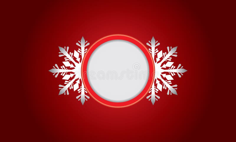 Abstract Design with Snowflake and Space for Text Stock Illustration ...