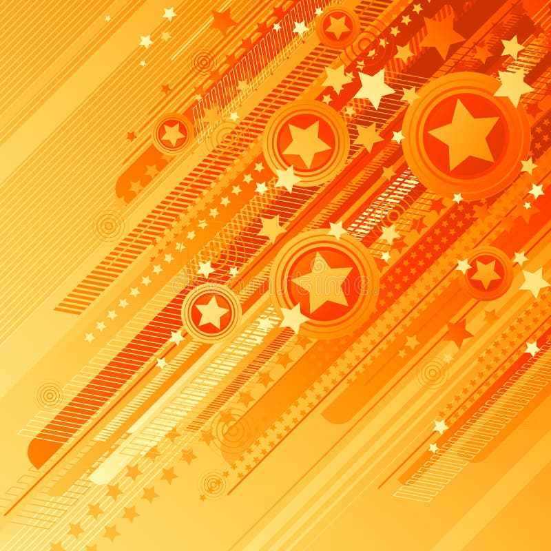 Abstract Design with Stars. Stock Vector - Illustration of clean ...