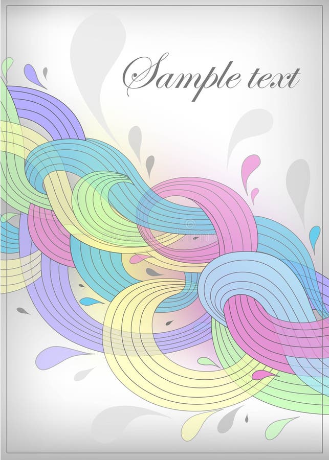 Abstract - a design-style stock illustration. Illustration of form ...