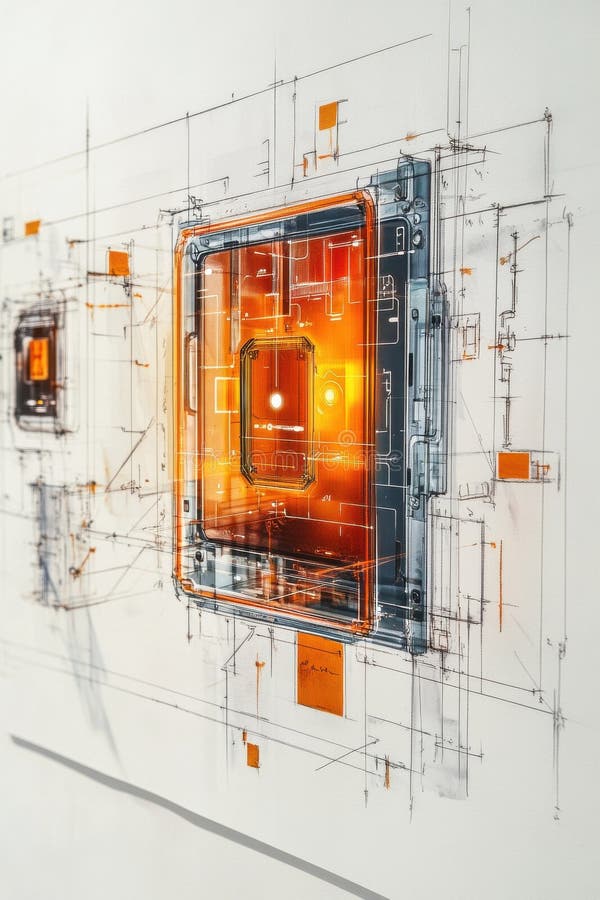 Abstract Design of a Technological Device with Engineering Schematics ...